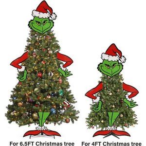 Holiday | Set Of 2 Large Grinch Christmas Tree Topper Grinchmas ...